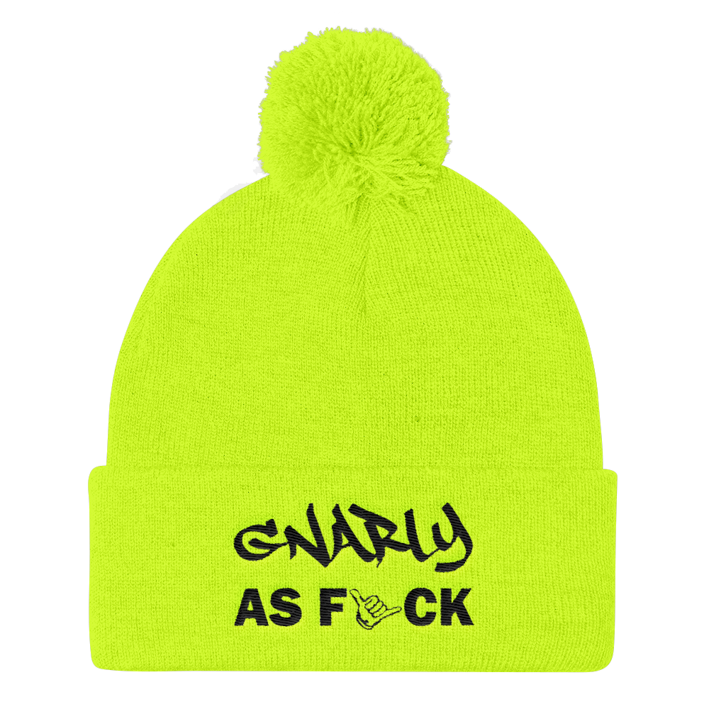 "Gnarly AF" Pom Pom – Gnarly Beard Company